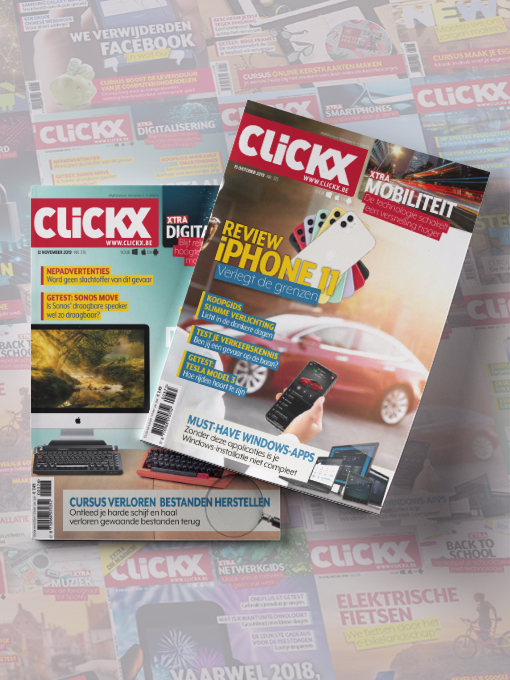 Clickx jaarabonnement - Blue Pixl Media Shop